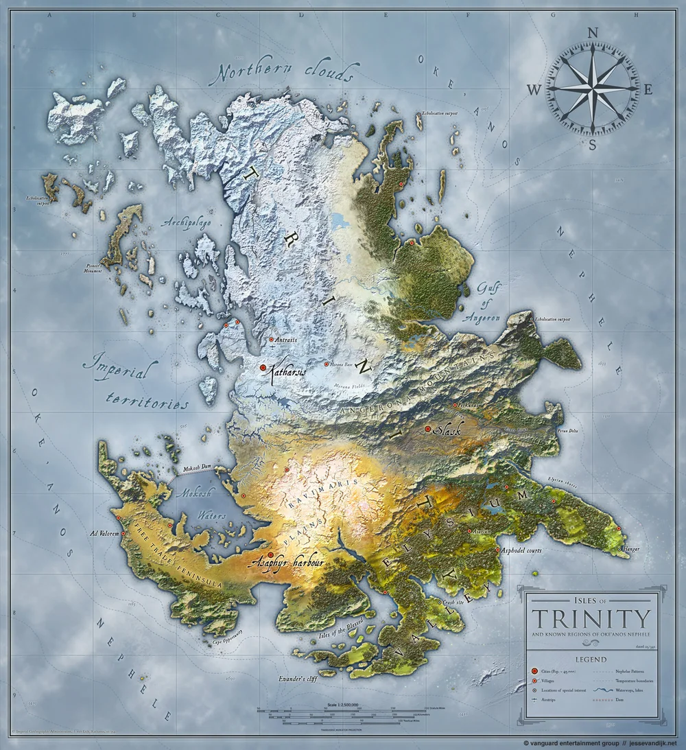 Mistbound map — Jesse van Dijk