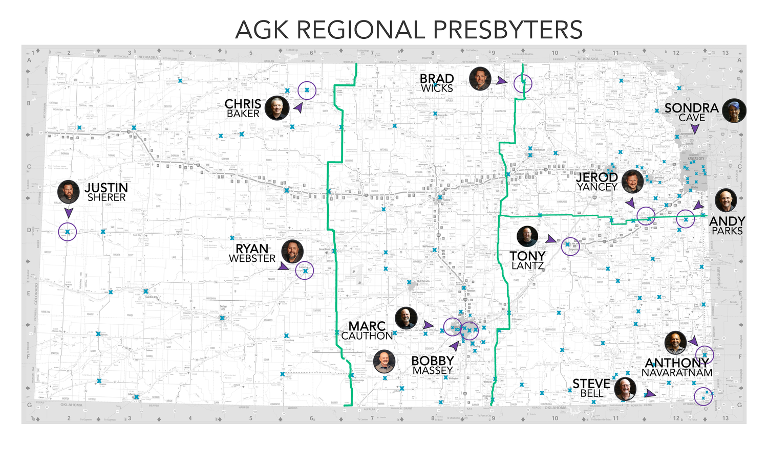 AGK Maps — AGK Ministry Network