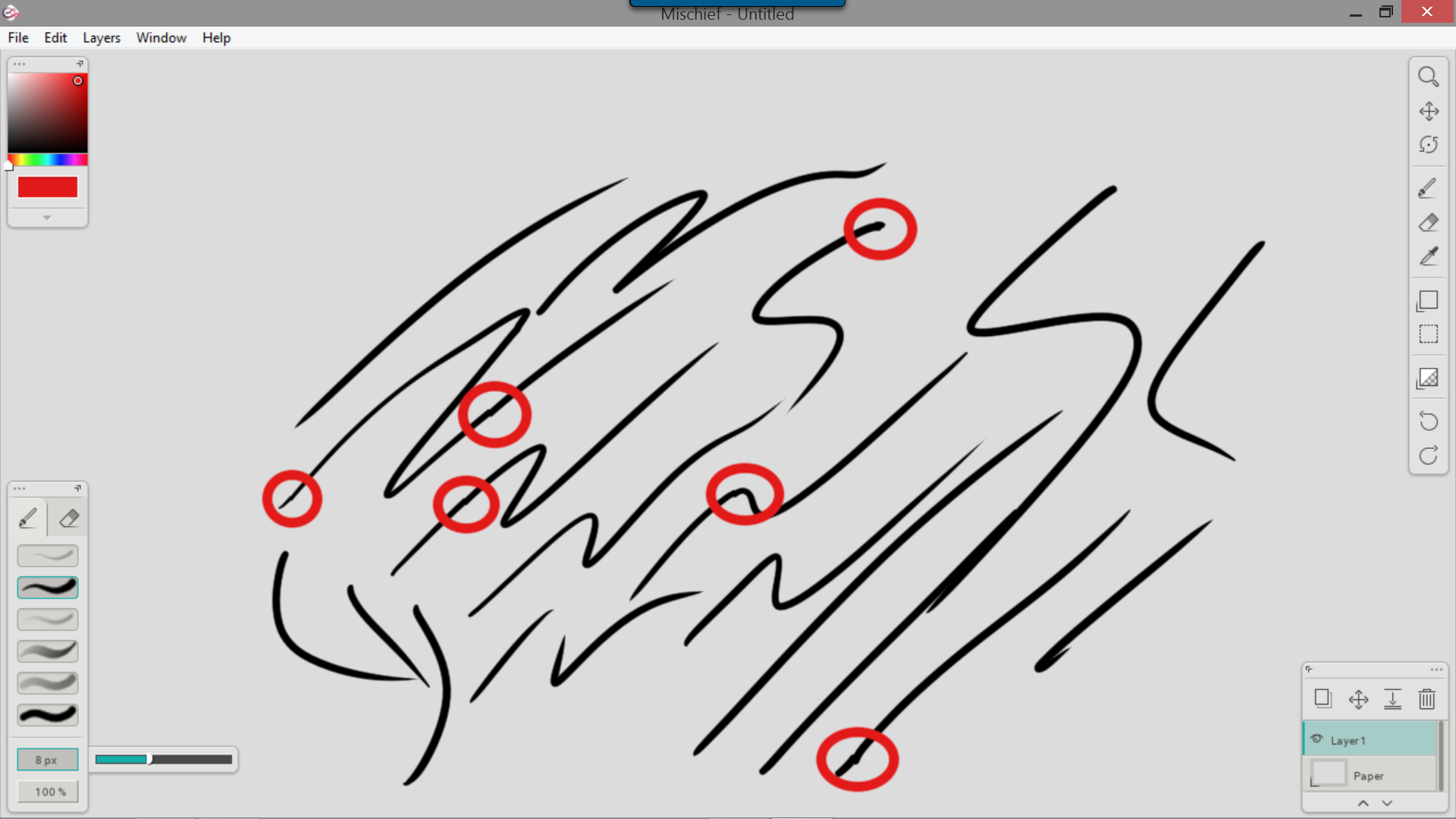 2d line drawing from modo 801 - reliefmzaer