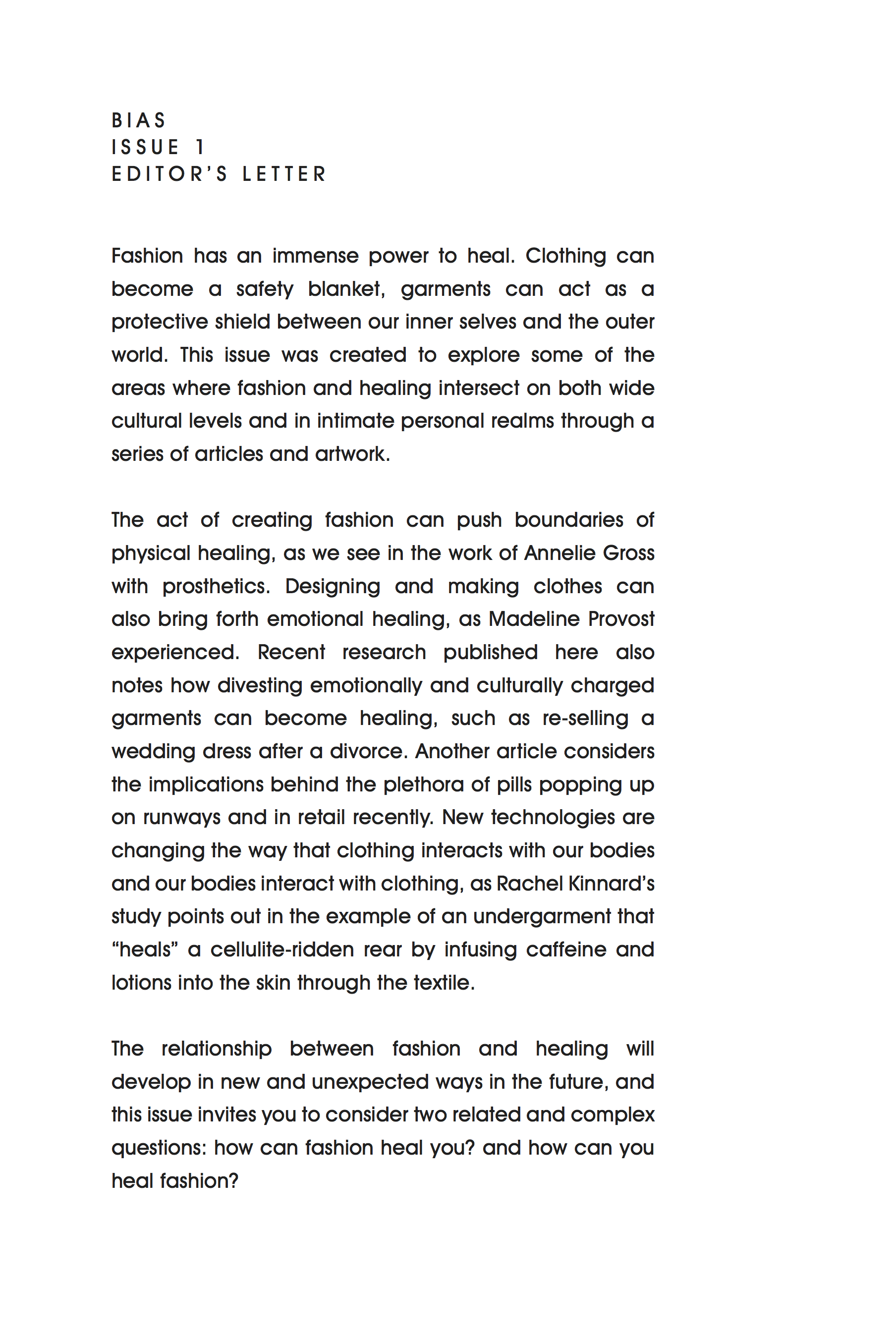 Projects — Rachel Kinnard