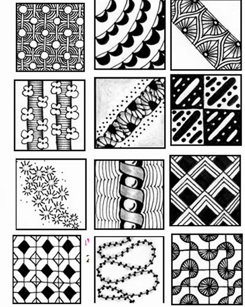 Easy Zentangles Patterns