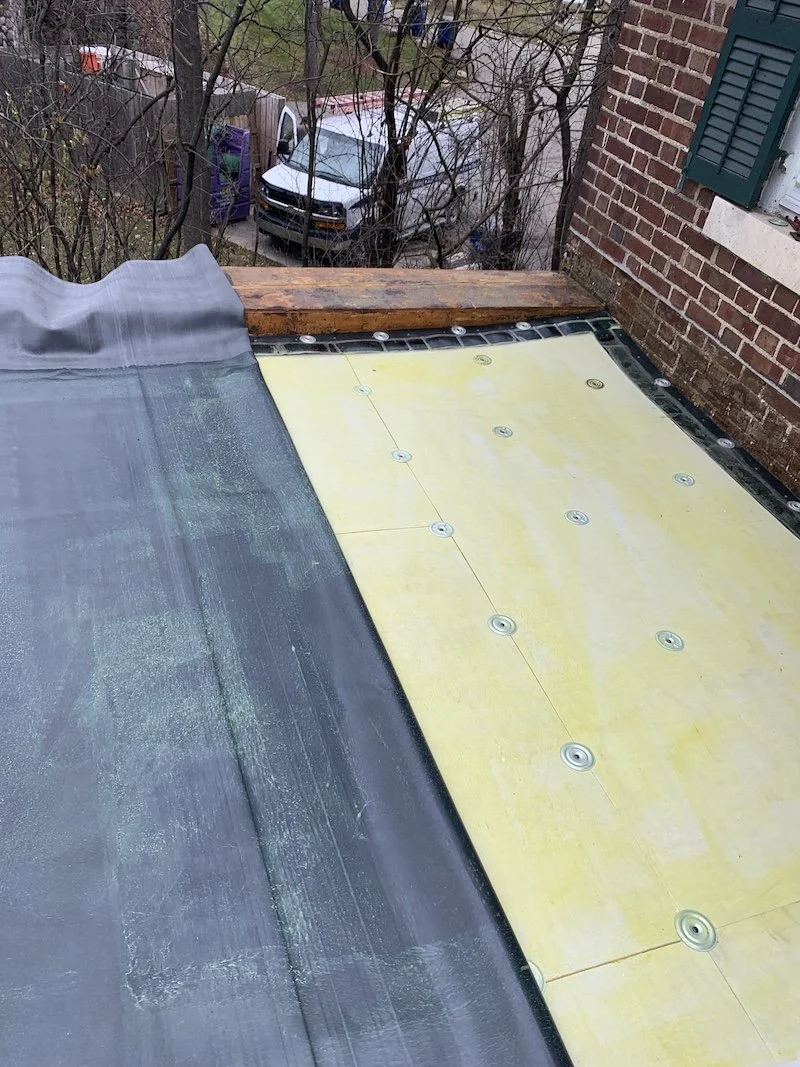 Copper Scupper & EPDM Roofing Installation for Ann Arbor Home