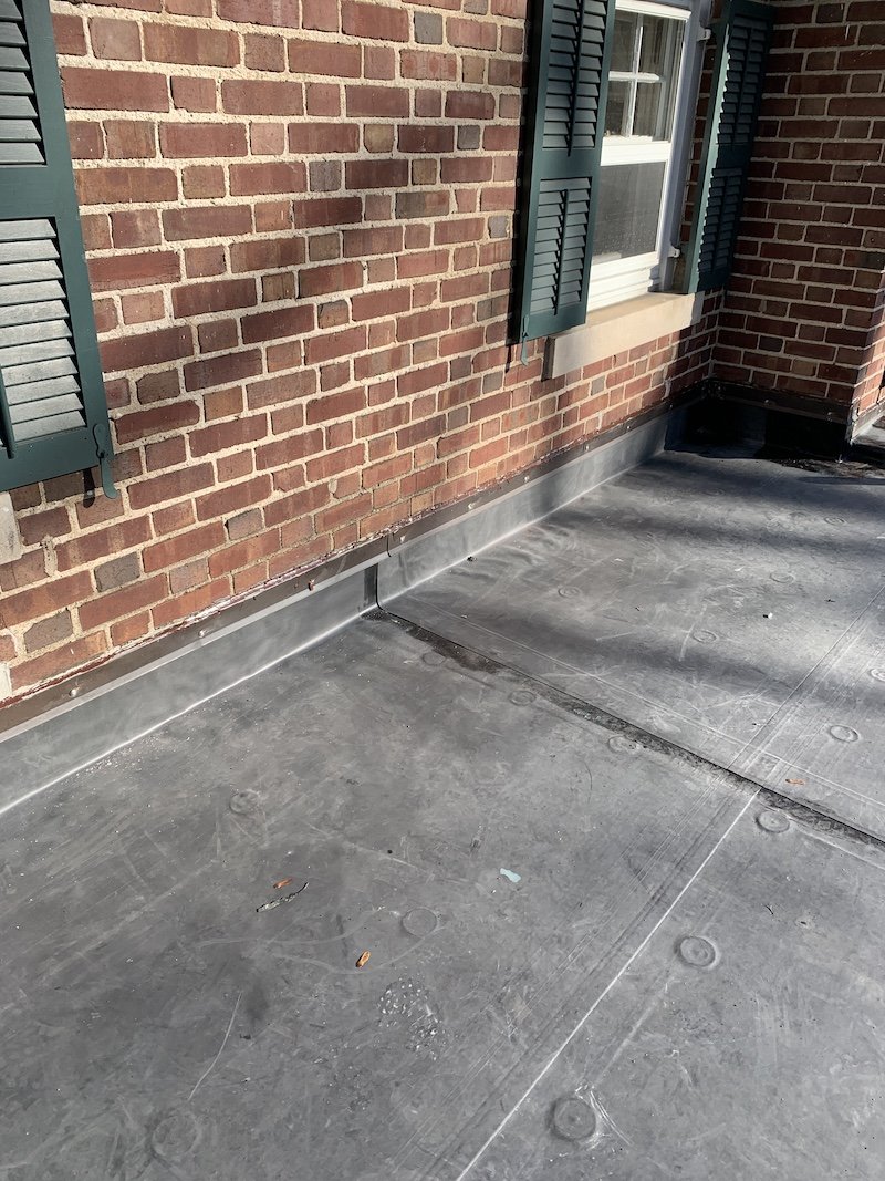 Copper Scupper & EPDM Roofing Installation for Ann Arbor Home