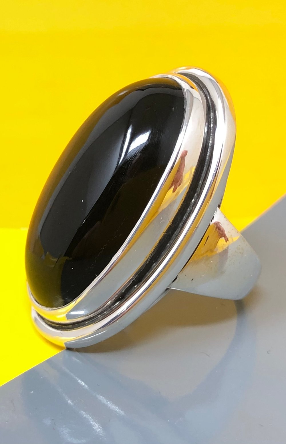 Hematite Stone Ring