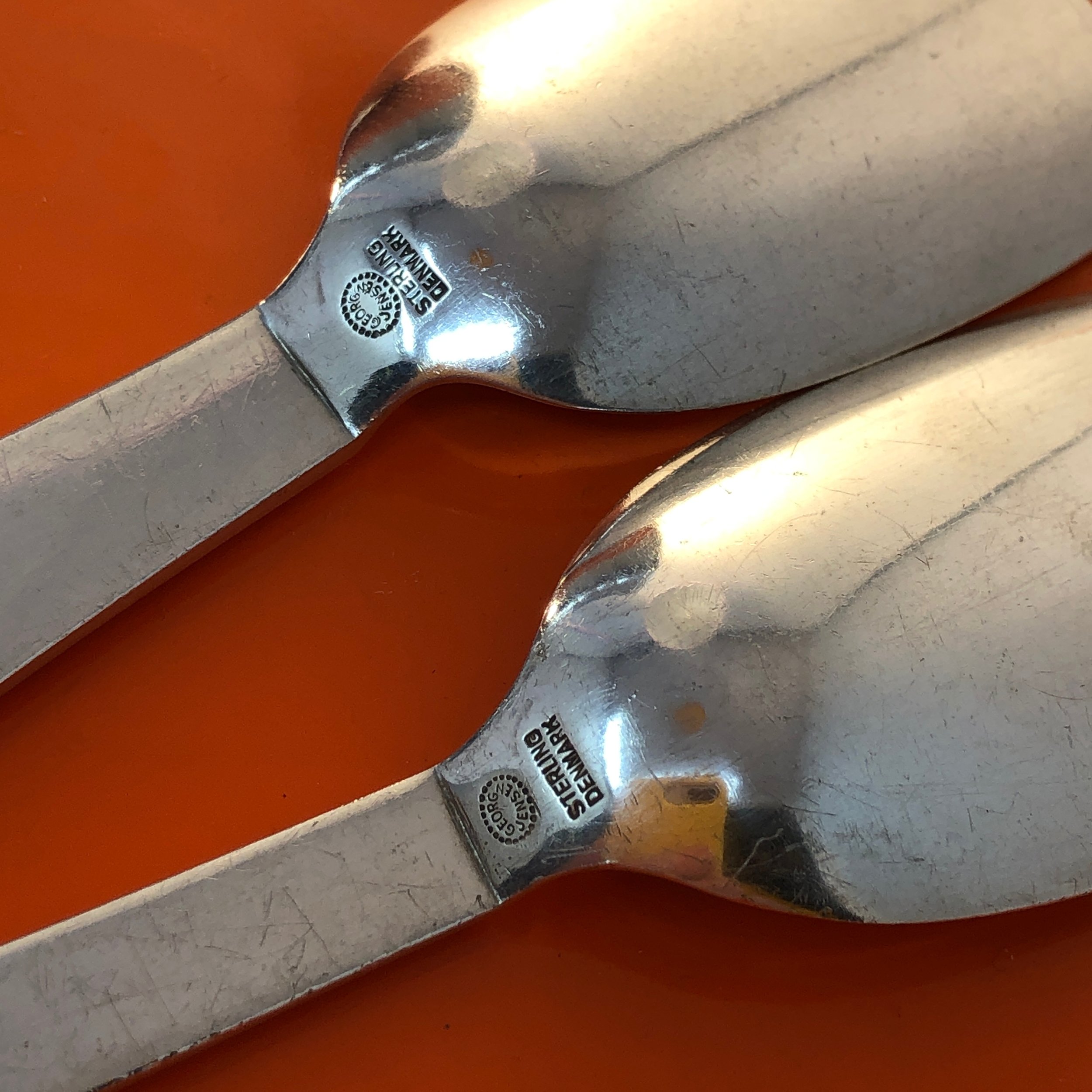 Vintage Georg Jensen Pyramid Tea Caddies, 2 Short And Long ...