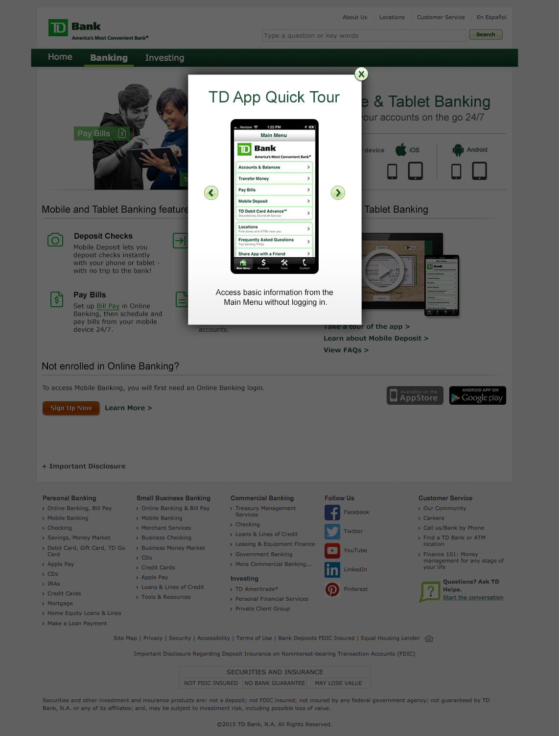 Lumadessa | TD Mobile Banking