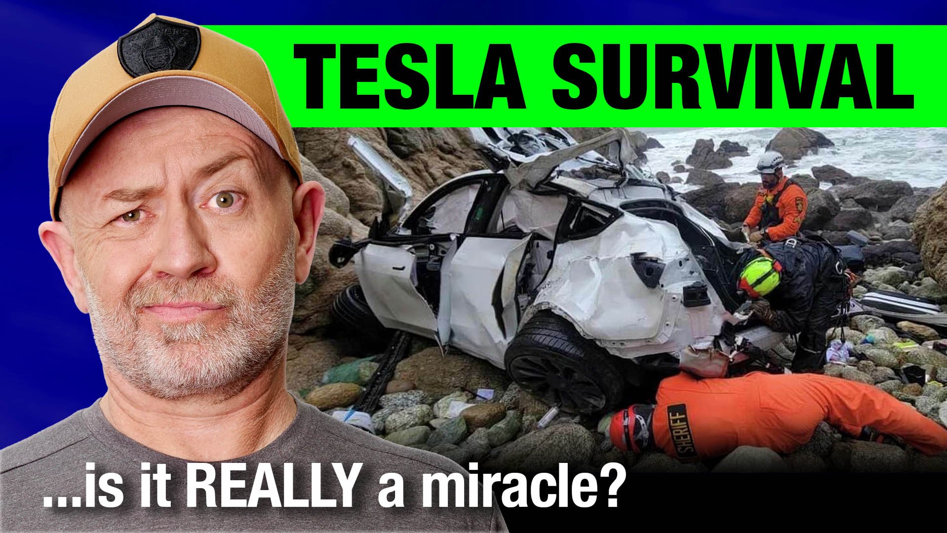 Why a 250ft California cliff crash in a Tesla is NOT a miracle…