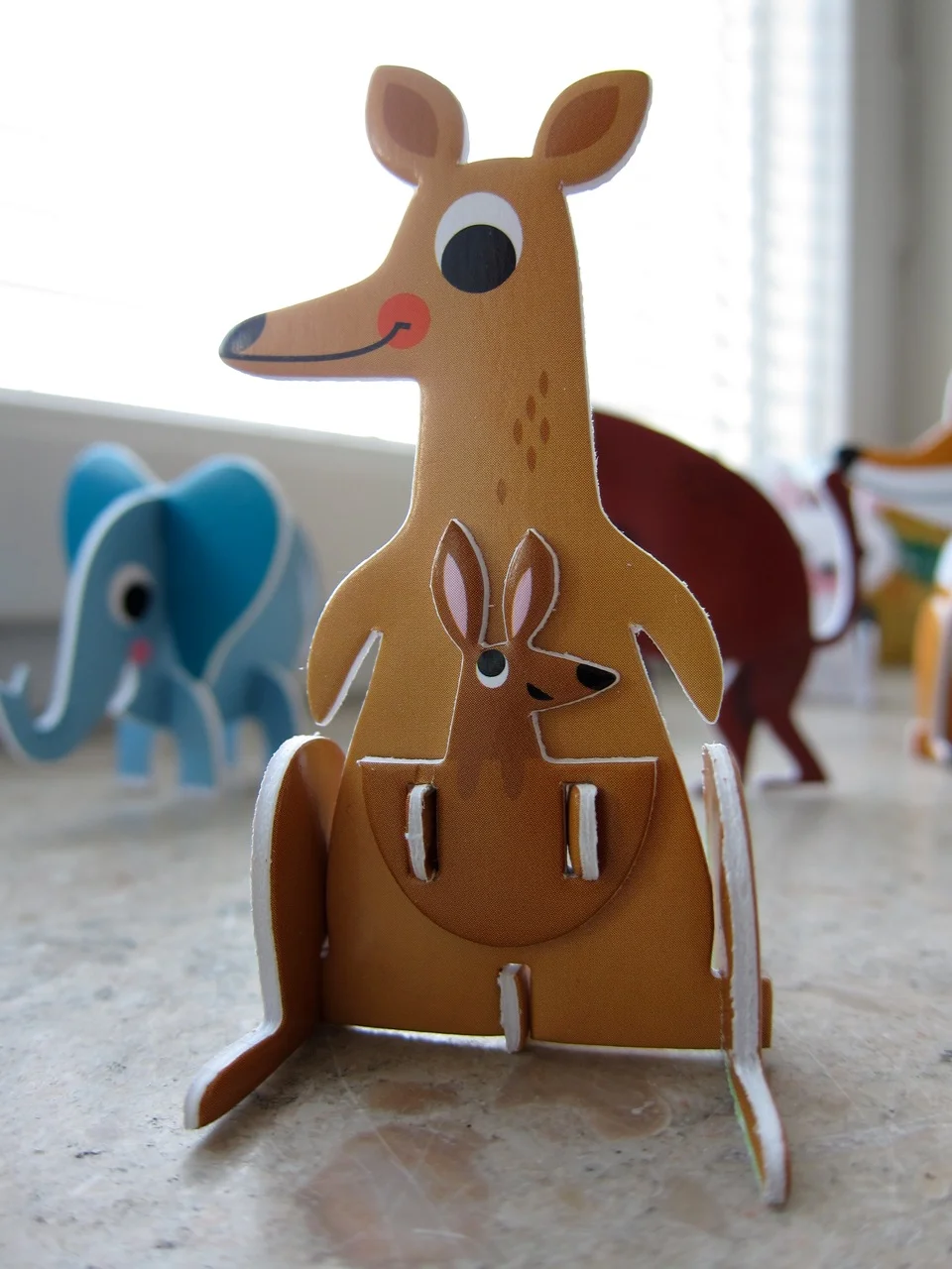 2D/3D Swedish animal puzzle — paperposts