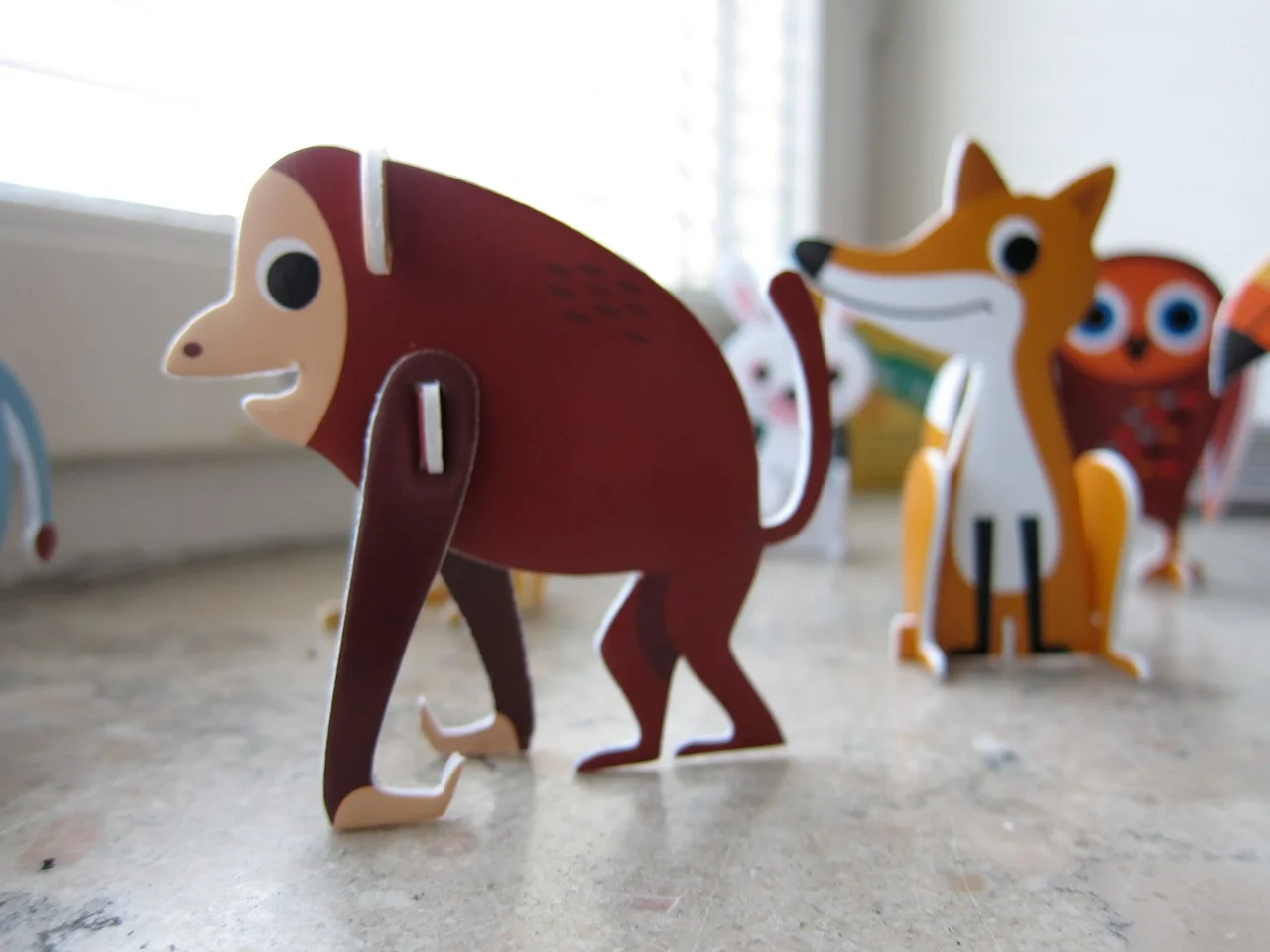 2D/3D Swedish animal puzzle — paperposts