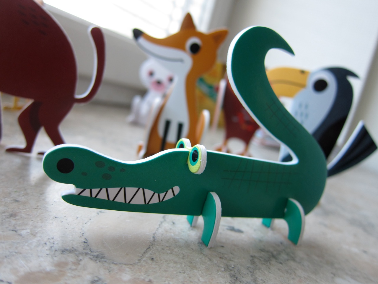 2D/3D Swedish animal puzzle — paperposts