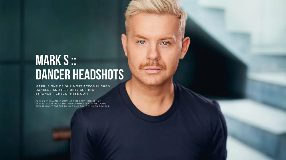 Mark S :: Dancer Headshots :: Boem Headshots Adelaide — Headshot and ...