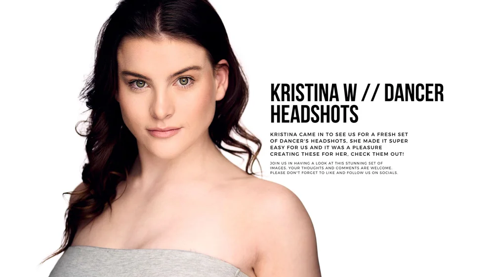 Kristina W // Dancer Headshots // Boem Headshots Adelaide — Headshot ...
