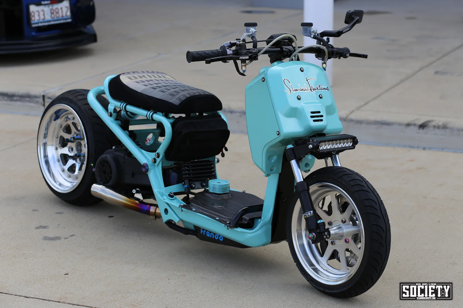 Purple Custom Honda Ruckus