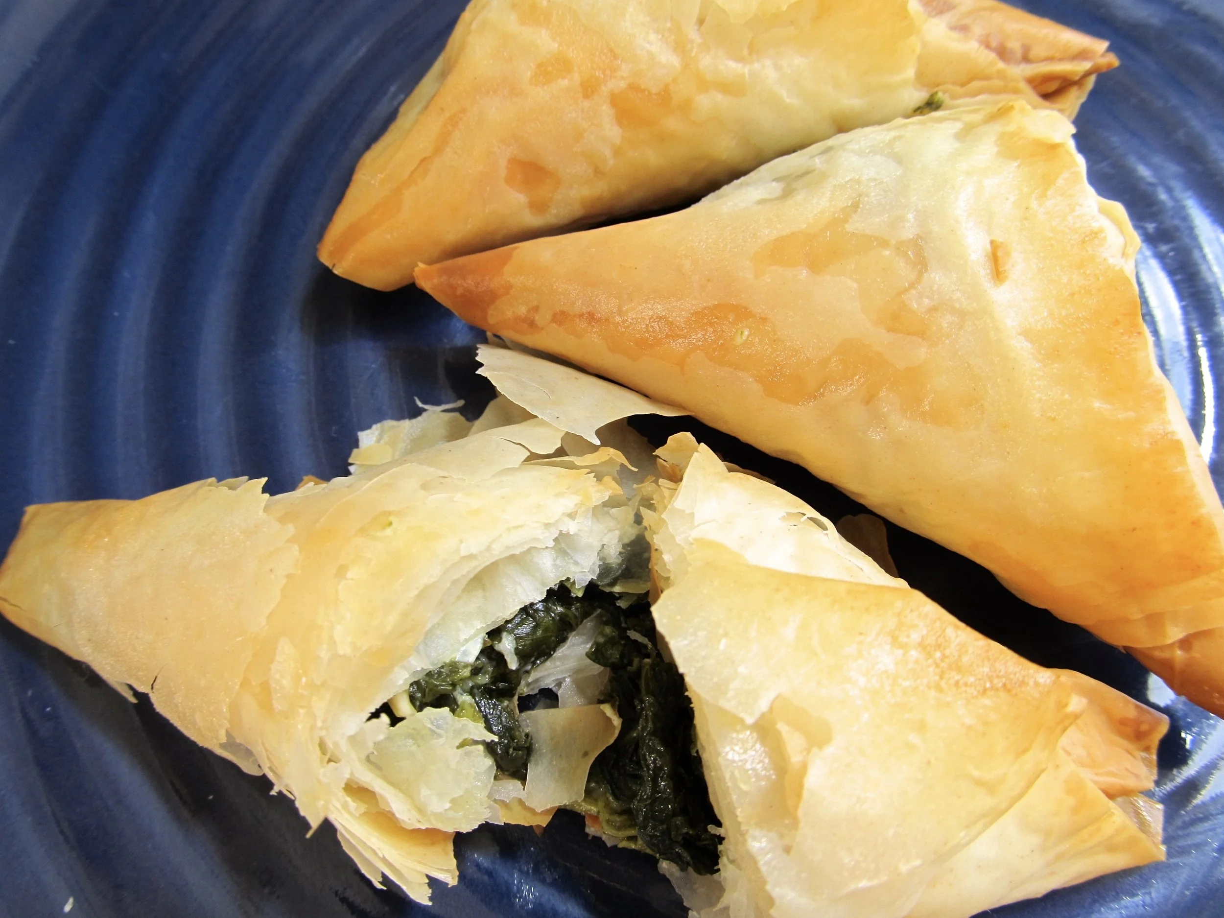 Phyllo Triangles Recipe (Spanakopita) — Cook Like a Caterer