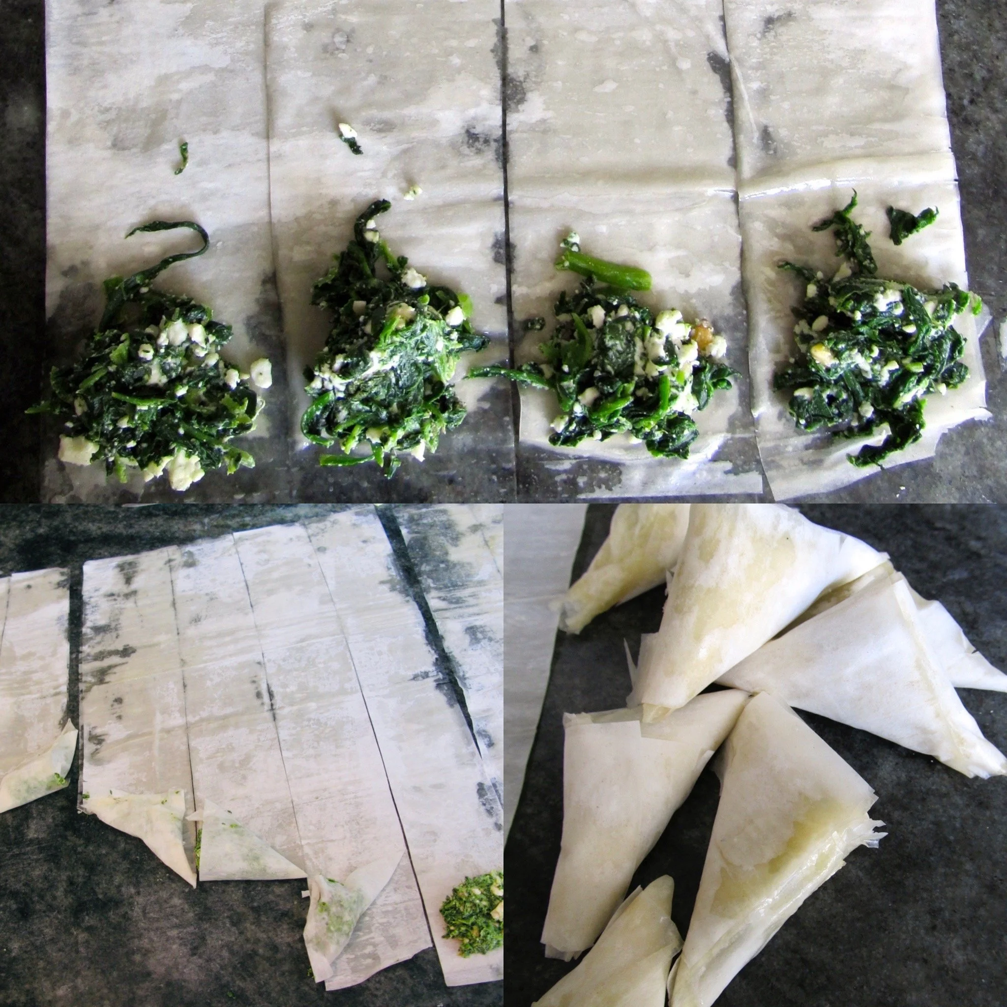 Phyllo Triangles Recipe (Spanakopita) — Cook Like a Caterer