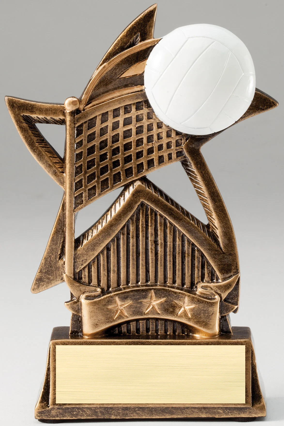 Star Series Volleyball Resin 6" (Includes Engraving) — Trophy Gallery ...