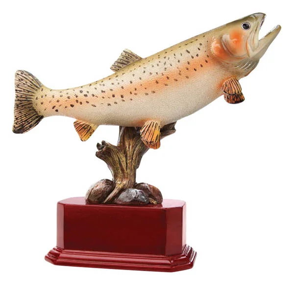 4 oz. Silver Fish Flask 8.2 x 1 x 2.5" — Trophy Gallery Canada, Shop ...