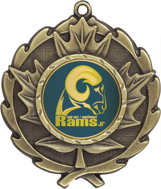 Maple Leaf School Medallion 2" (Includes Ribbon) — Trophy Gallery ...