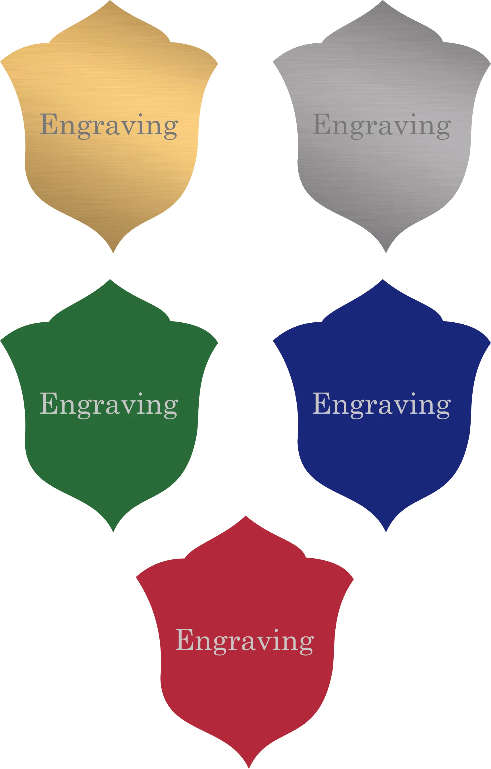 Trophy Aluminum Tulip Shield (Includes Engraving) — Trophy Gallery ...