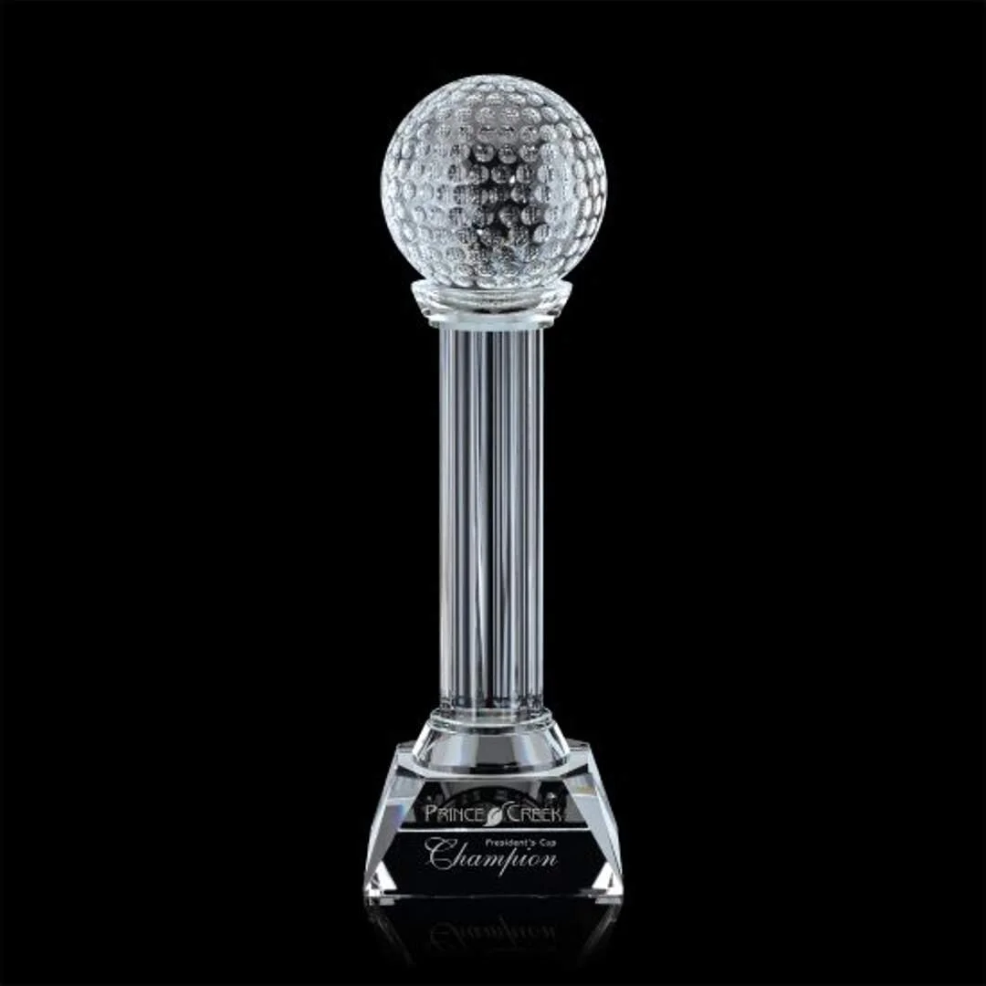 The Iceberg Golf Crystal Award- 3 Sizes (Includes Engraving) — Trophy ...