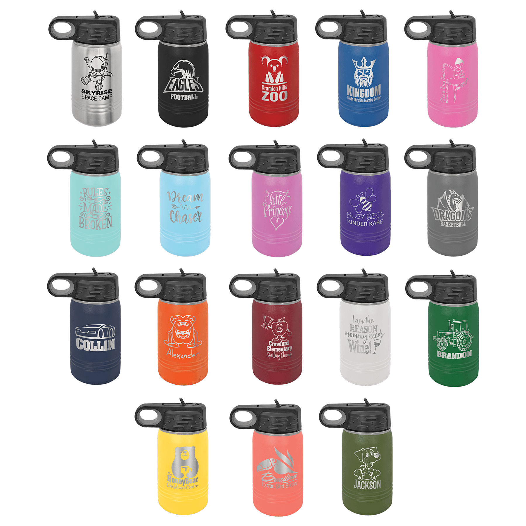 Polar Camel 12 oz. Water Bottle — Trophy Gallery Canada, Shop Online ...