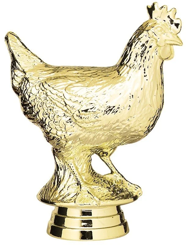 Chicken Trophy Topper 4" - Figure — Trophy Gallery Canada, Shop Online ...
