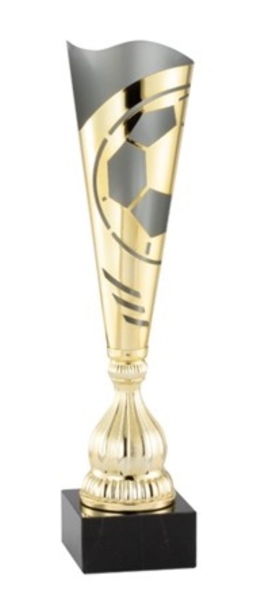 Gold and Grey Metal Soccer Cup- 4 Sizes (Includes Engraving) — Trophy ...