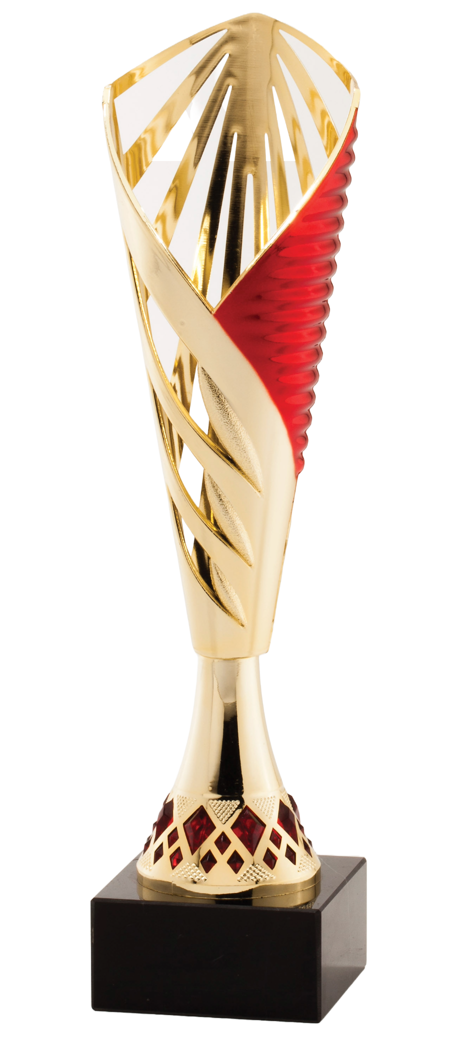 Plastic Sleek Gold Cup Series- 2 Sizes (Includes Engraving) — Trophy ...