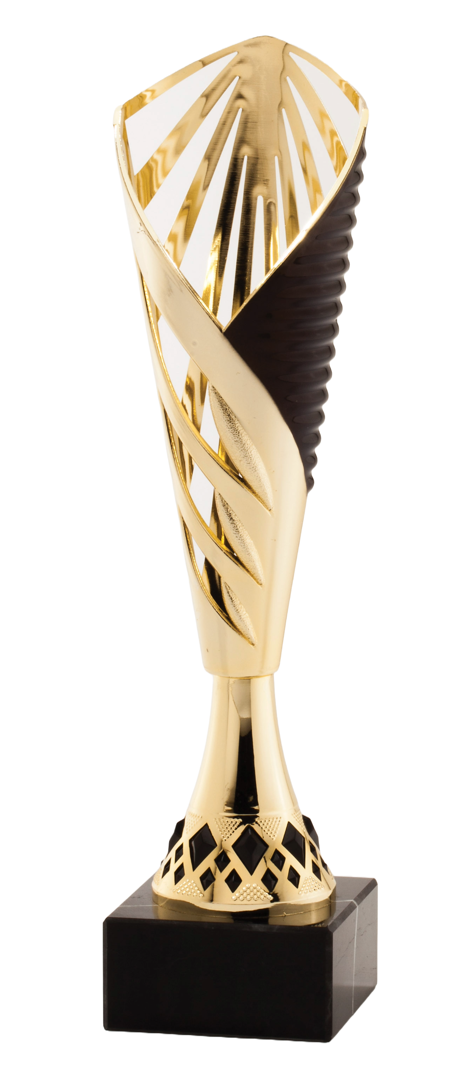 Plastic Sleek Gold Cup Series- 2 Sizes (Includes Engraving) — Trophy ...