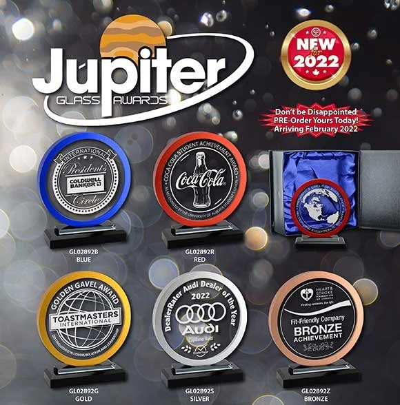 New Awards for 2022! Featuring Jupiter Trophies — Trophy Gallery Canada ...