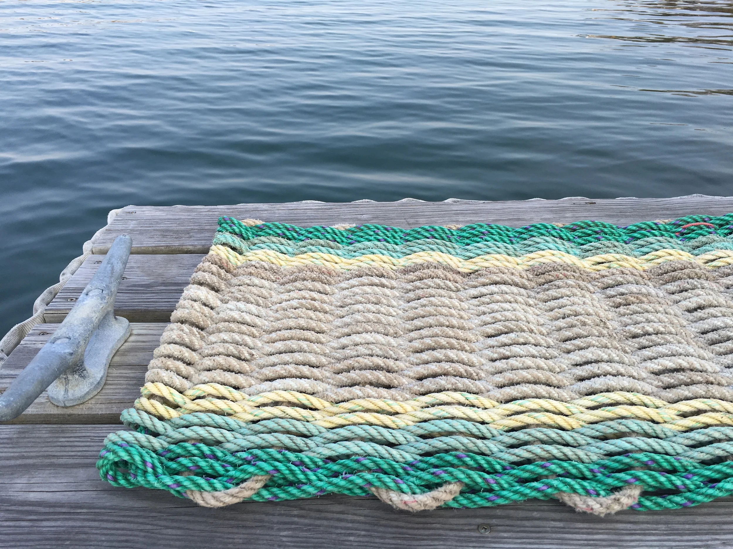 Recycled Lobster Rope Doormat- Chatto — Cape Porpoise Trading Co.