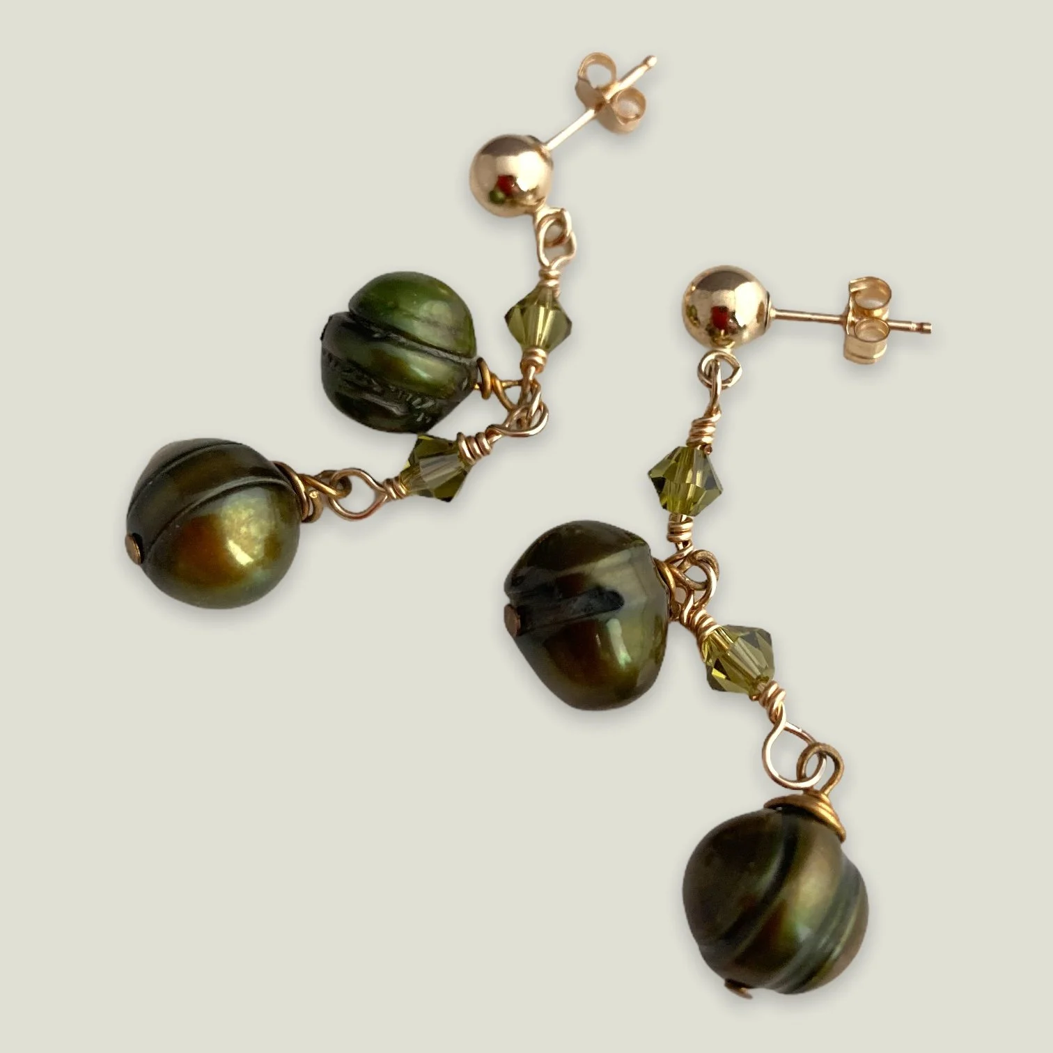 Handmade Original 14k Gold Filled Earrings by Lise Spence-Parsons for ...