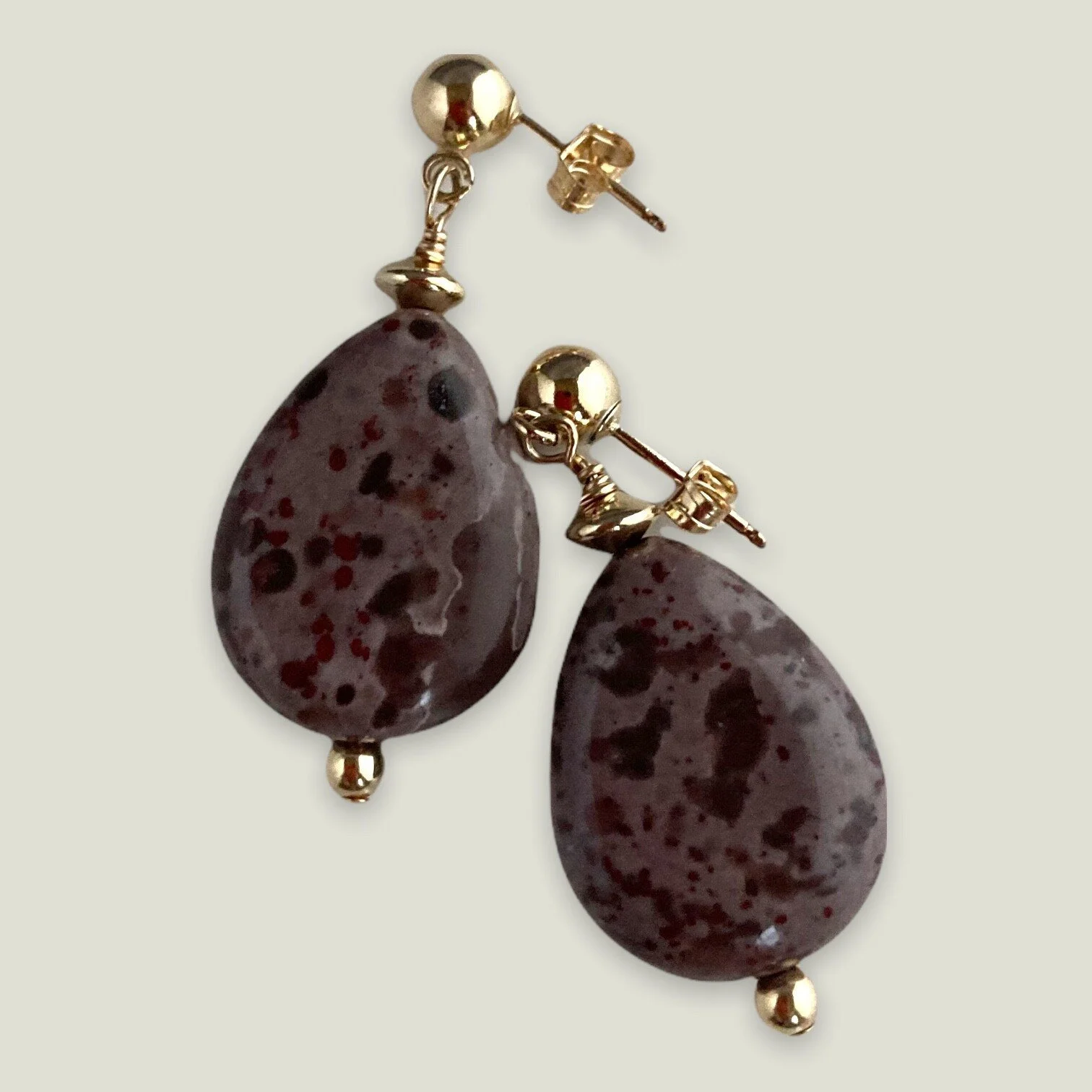 Handmade Original Handmade 14k Gold Earrings by Lottie's Trinkets by ...