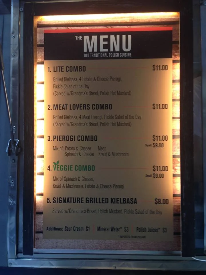 Menu — Old Traditional Polish Cuisine