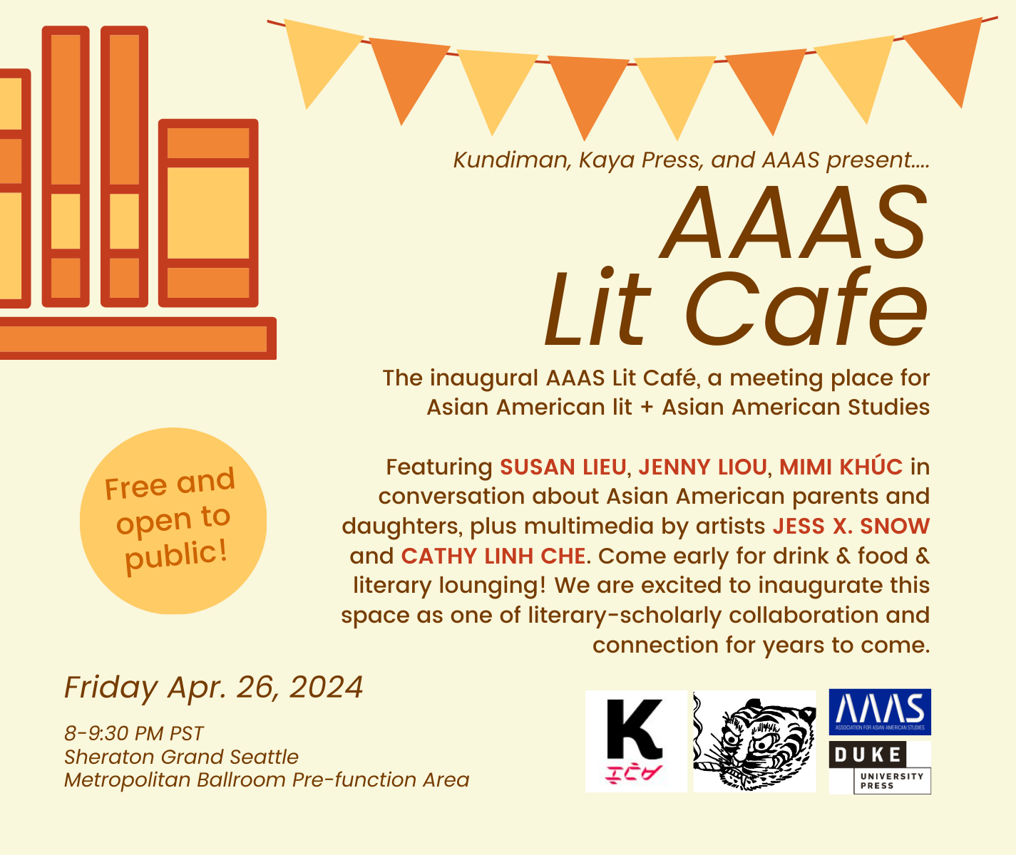 AAAS Asian American Lit Cafe — Kundiman