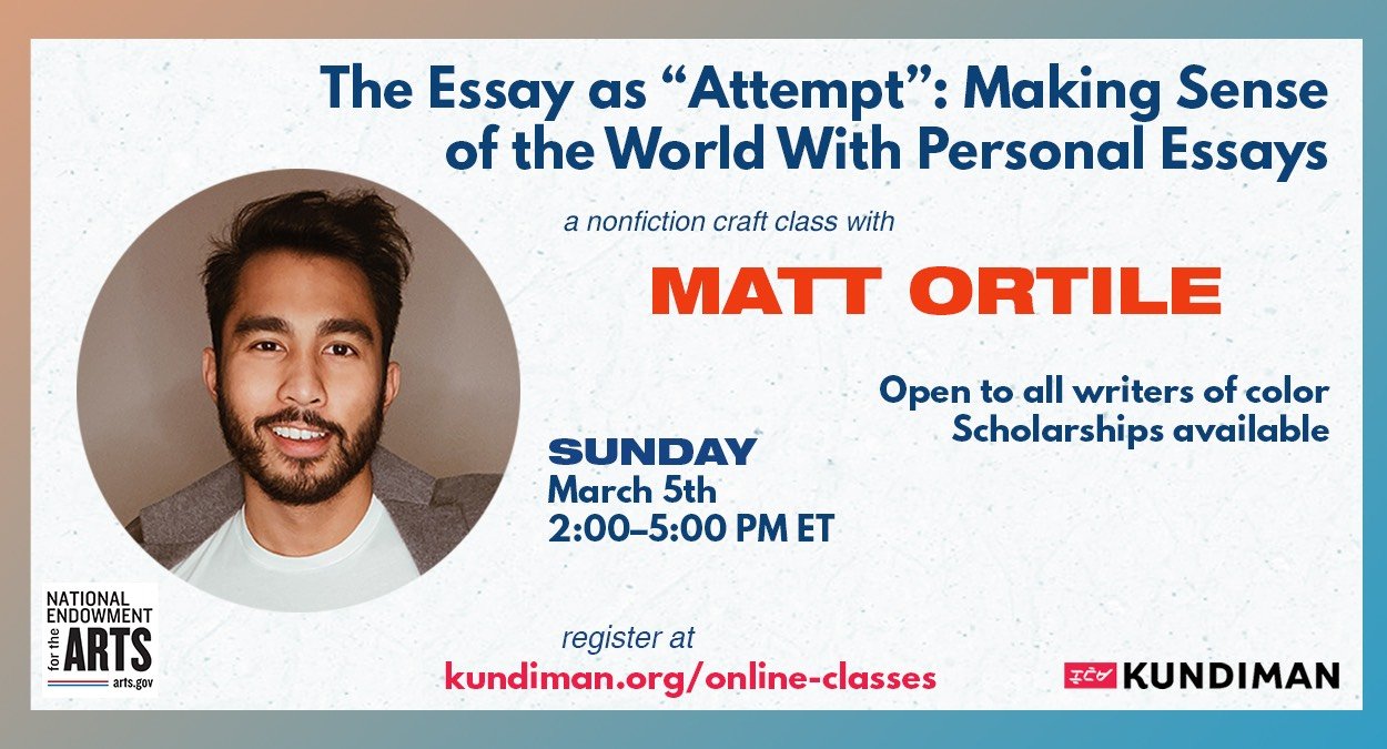 The Essay as “Attempt”: Making Sense of the World With Personal Essays ...