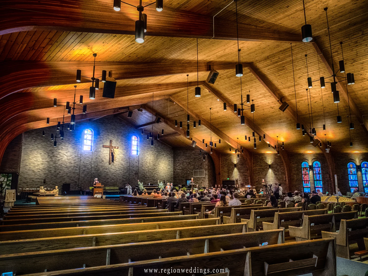Wedding at St. Maria Goretti Church in Dyer, Indiana