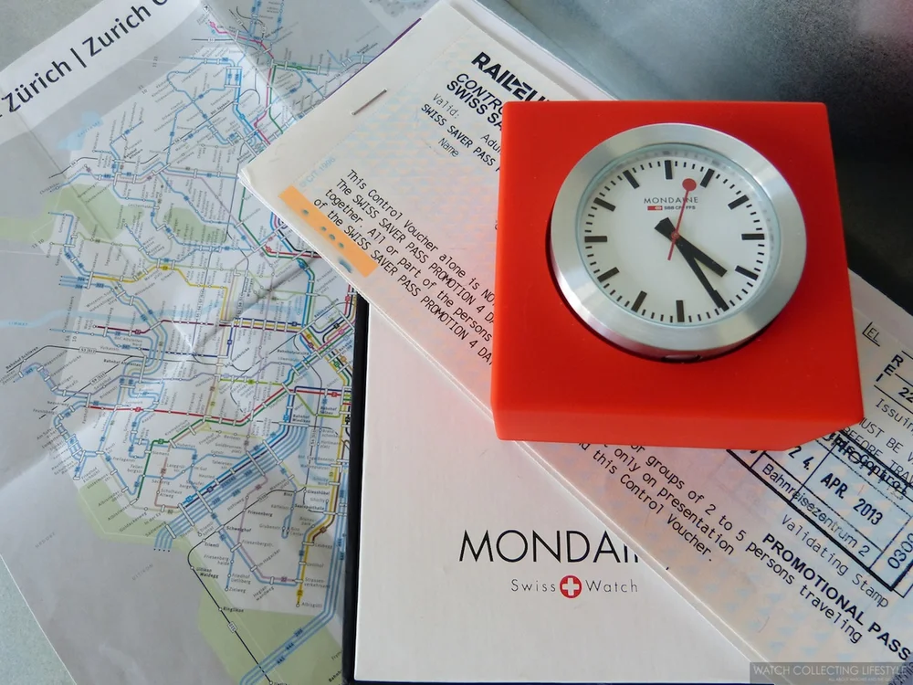 Watch Goodies: Mondaine Magnetic Red Desk Cube Clock. The Official ...