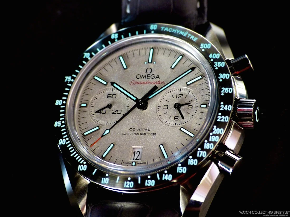 Insider: Omega Co-Axial Chronograph Speedmaster 'Grey Side of the Moon ...
