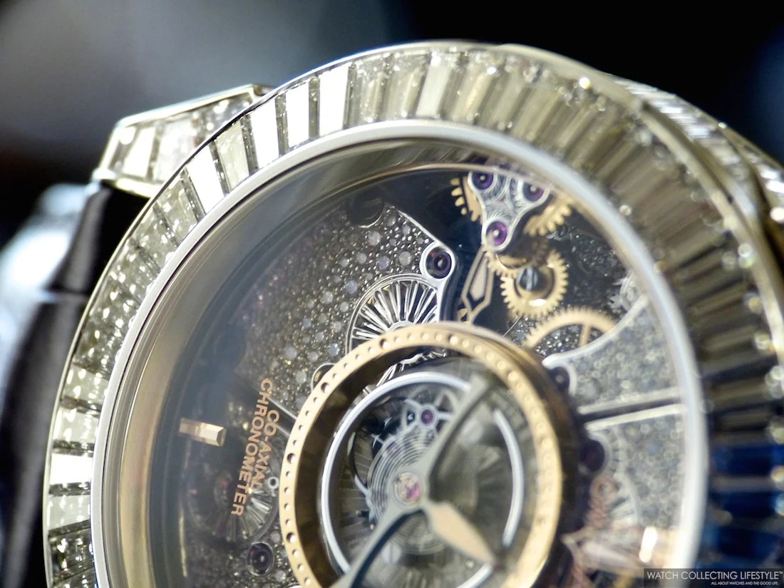 Insider: Omega De Ville Diamond Encrusted Central Tourbillon. Nicknamed ...