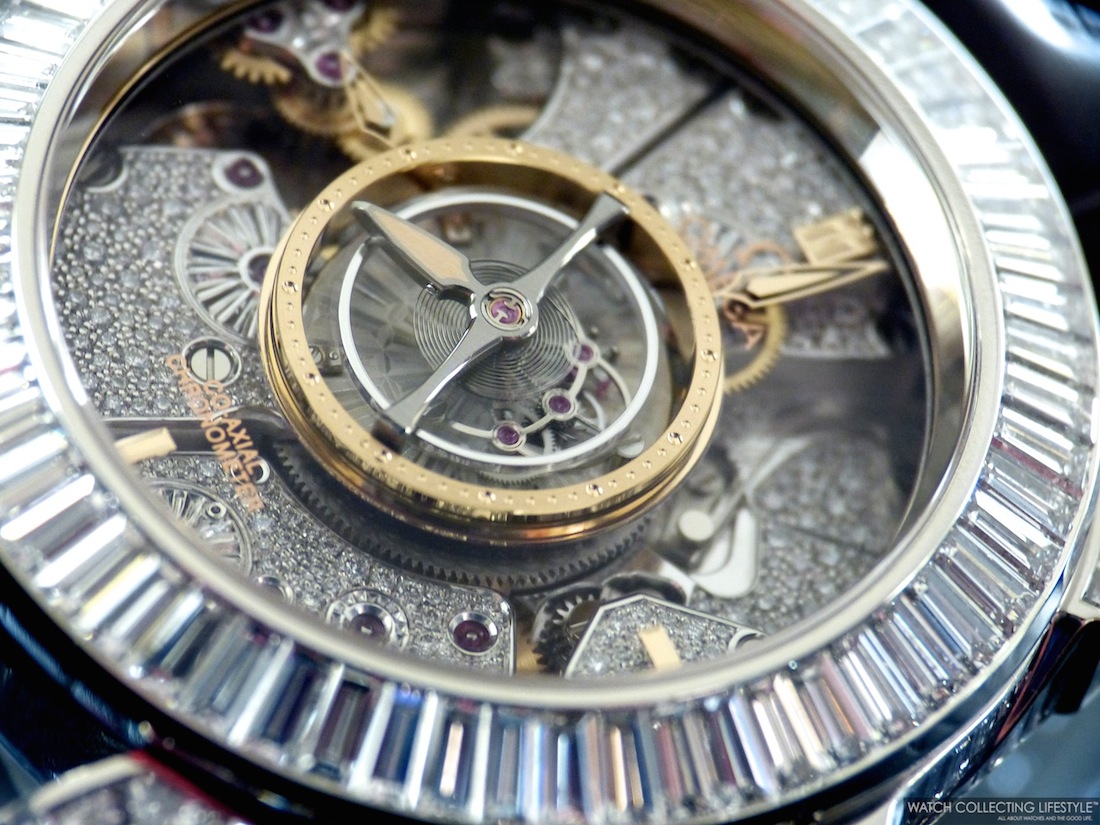 Insider: Omega De Ville Diamond Encrusted Central Tourbillon. Nicknamed ...