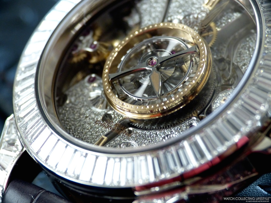 Insider: Omega De Ville Diamond Encrusted Central Tourbillon. Nicknamed ...