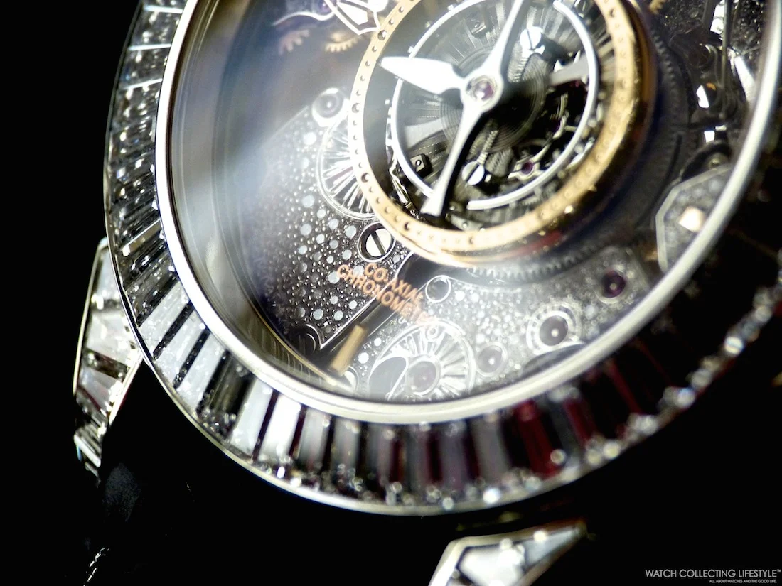 Insider: Omega De Ville Diamond Encrusted Central Tourbillon. Nicknamed ...