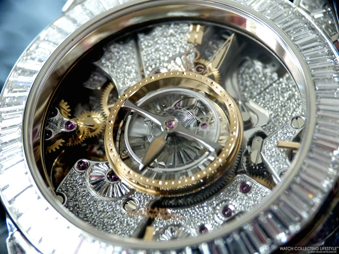 Insider: Omega De Ville Diamond Encrusted Central Tourbillon. Nicknamed ...