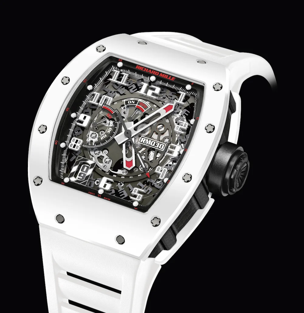 News: Presenting the Richard Mille RM 030 Automatic 'White Rush'. A 50 ...
