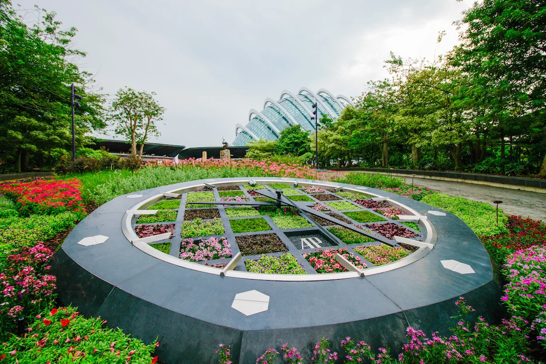 Experience: The Audemars Piguet Floral Clock at Singapore's Gardens by ...