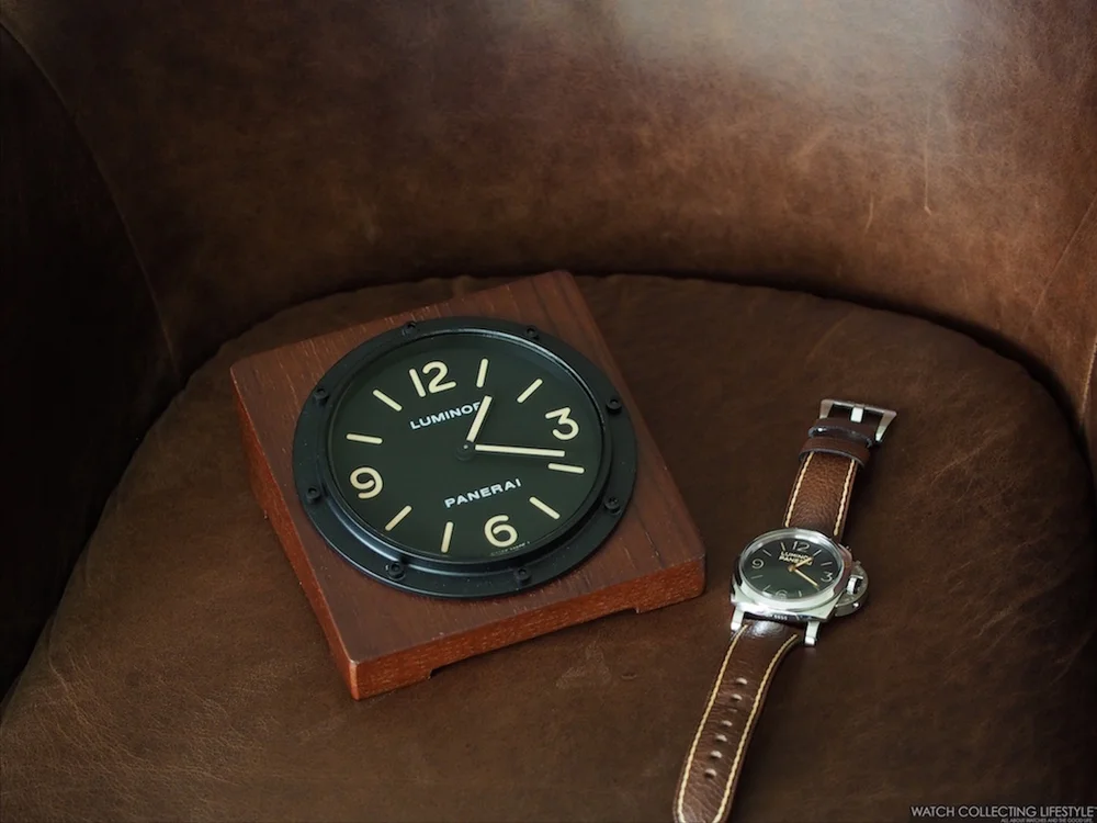 Watch Goodies: Officine Panerai Pendulette Teak Desk Clock OP 6676 PAM ...