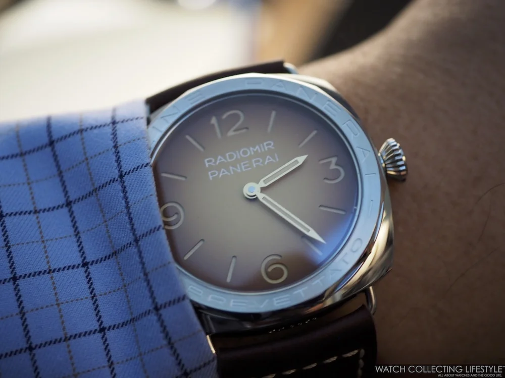SIHH 2017: Officine Panerai Radiomir 3 Days Acciaio 'Brevettato' PAM ...