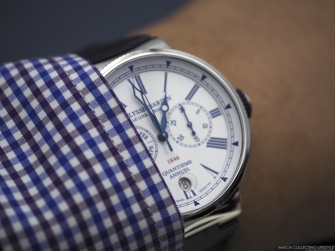 Ulysse Nardin Marine Chronograph Annual Calendar Grand Feu Enamel Dial ...