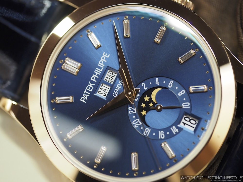 Patek Philippe ref. 5396R-015 with Blue Dial and Baguette Diamond ...